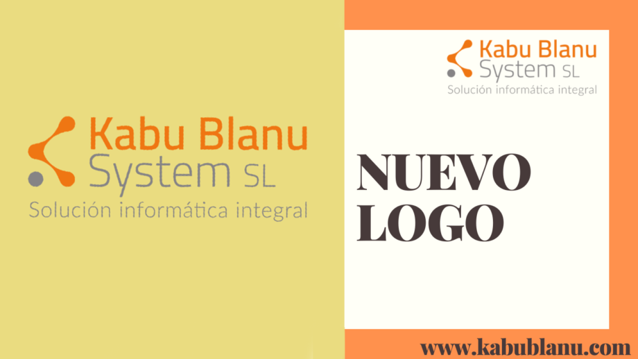 Presentamos nuestro nuevo logo. | Kabu Blanu System SL